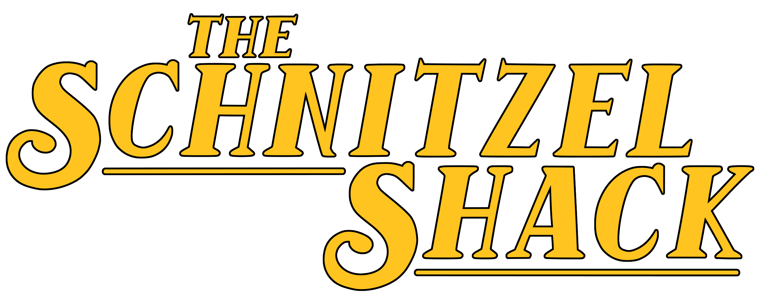 Schnitzel Shack Logo Solid Border – The Schnitzel Shack